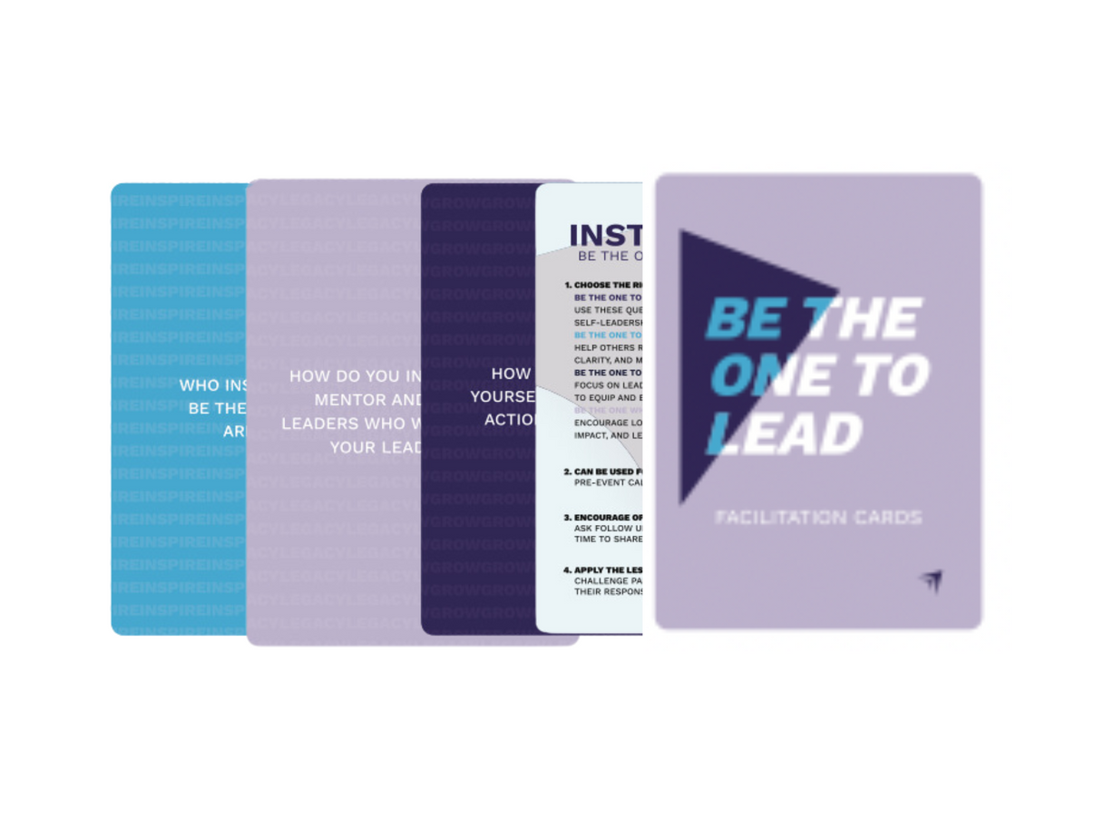 Be The One to Lead Facilitation Cards – Maxwell Leadership