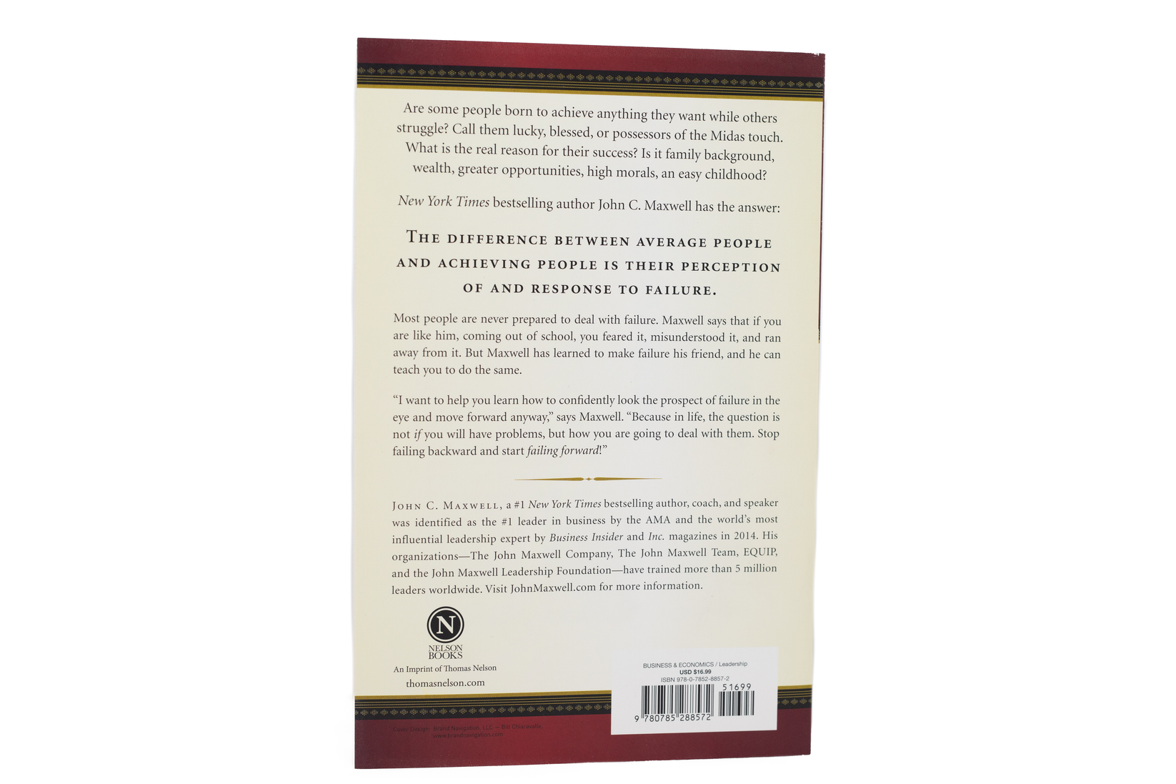 Failing Forward - Turning Mistakes Into Stepping Stones for Success ...