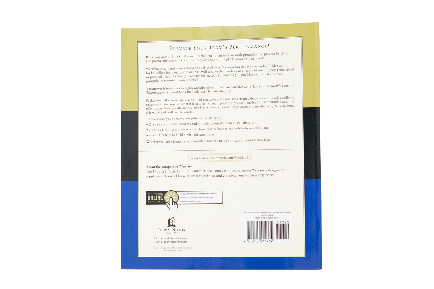 Workbook The 17 Indisputable Laws of Teamwork – Maxwell Leadership