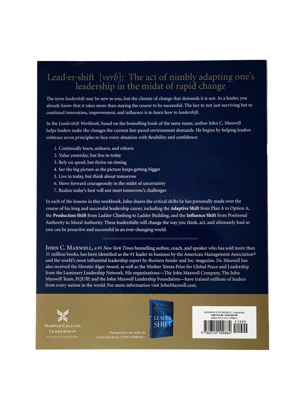 Workbook Leadershift – Maxwell Leadership