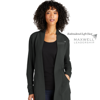 Womens Microterry Cardigan – Maxwell Leadership